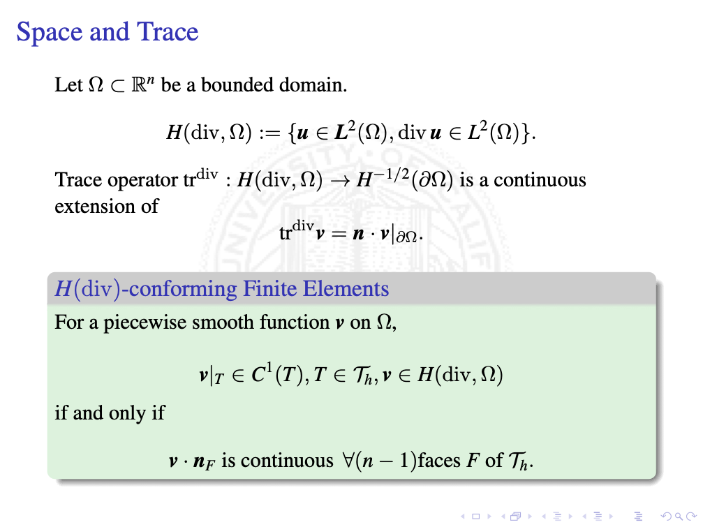 Geometric Decomposition of H(div) Finite Element - CAMtips