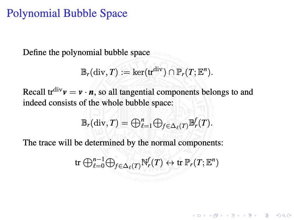 Geometric Decomposition of H(div) Finite Element - CAMtips