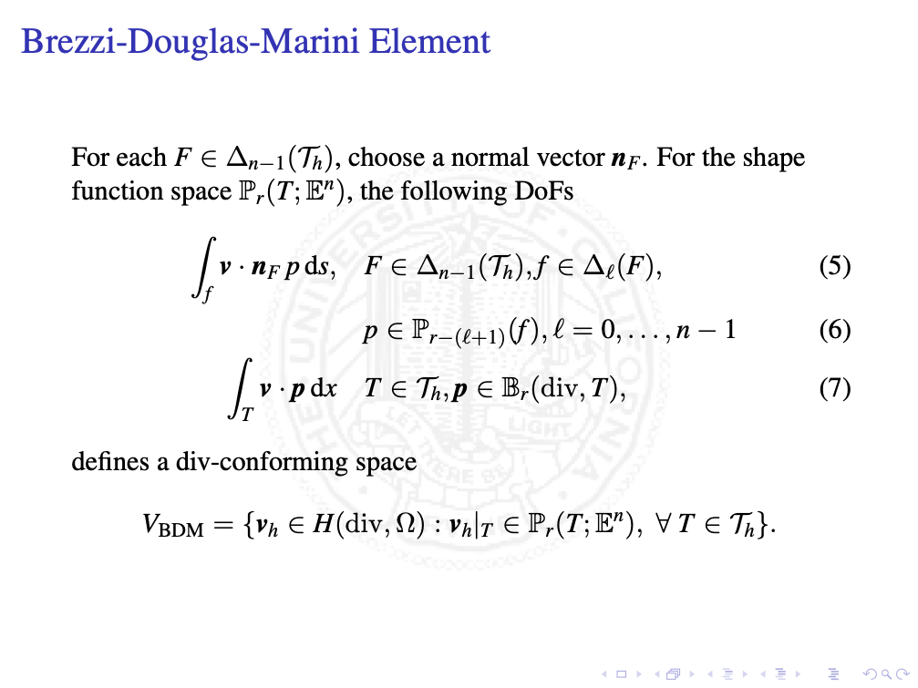 Geometric Decomposition of H(div) Finite Element - CAMtips